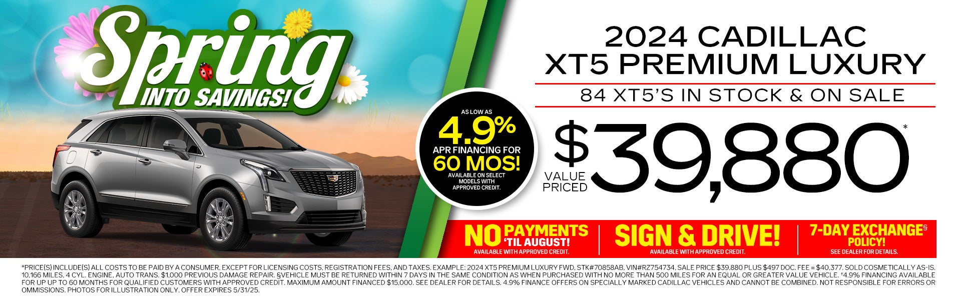 Kerbeck Certified Cadillac XT5 Special Pricing